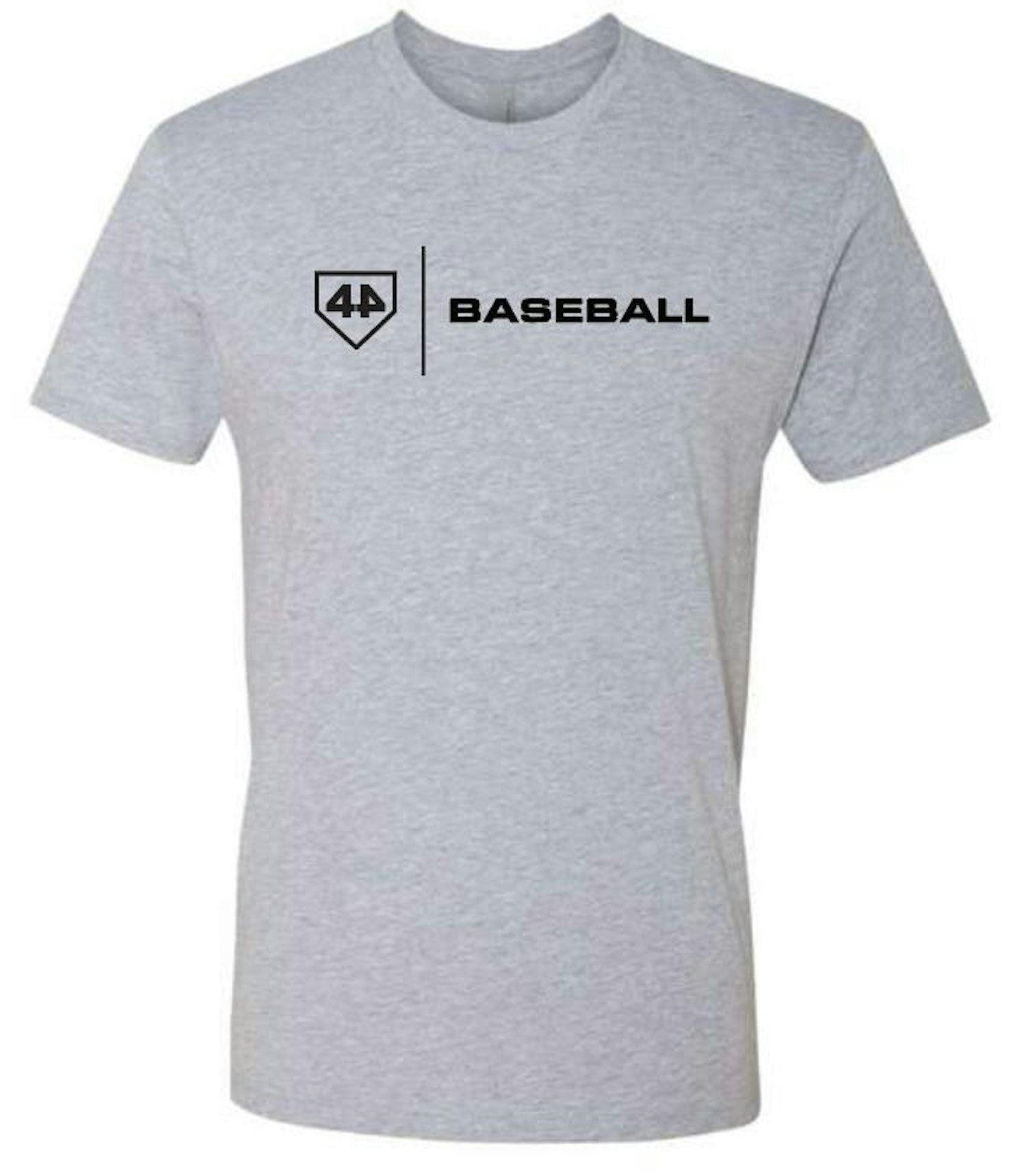 Team44 Baseball Grey Mens Tshirt | 44 Pro