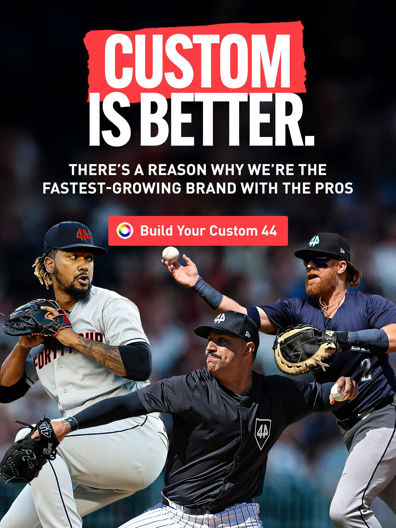 Custom Baseball & Softball Gloves & Bats | 44 Pro