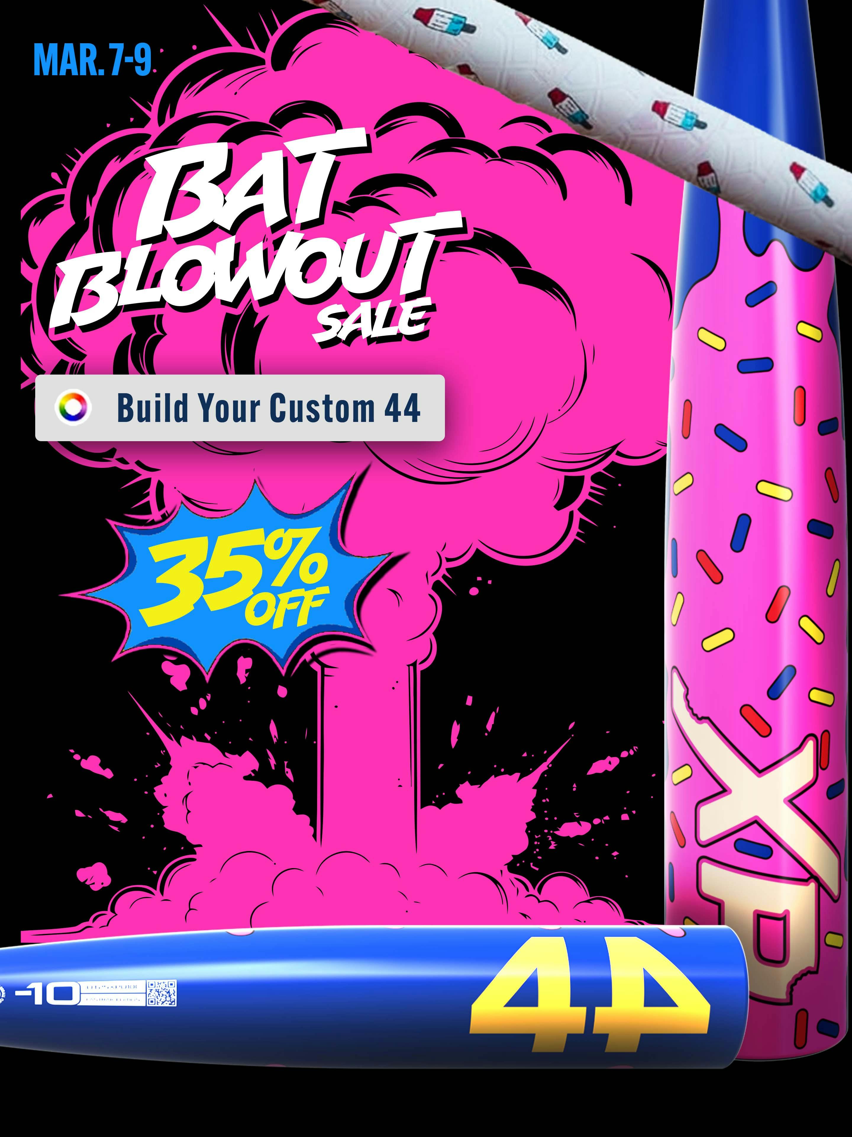 Custom Baseball & Softball Gloves & Bats | 44 Pro