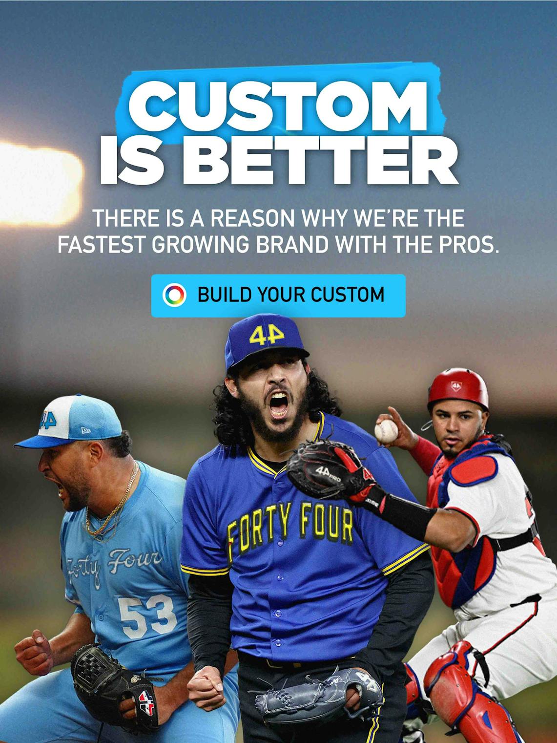 Custom Baseball & Softball Gloves & Bats | 44 Pro