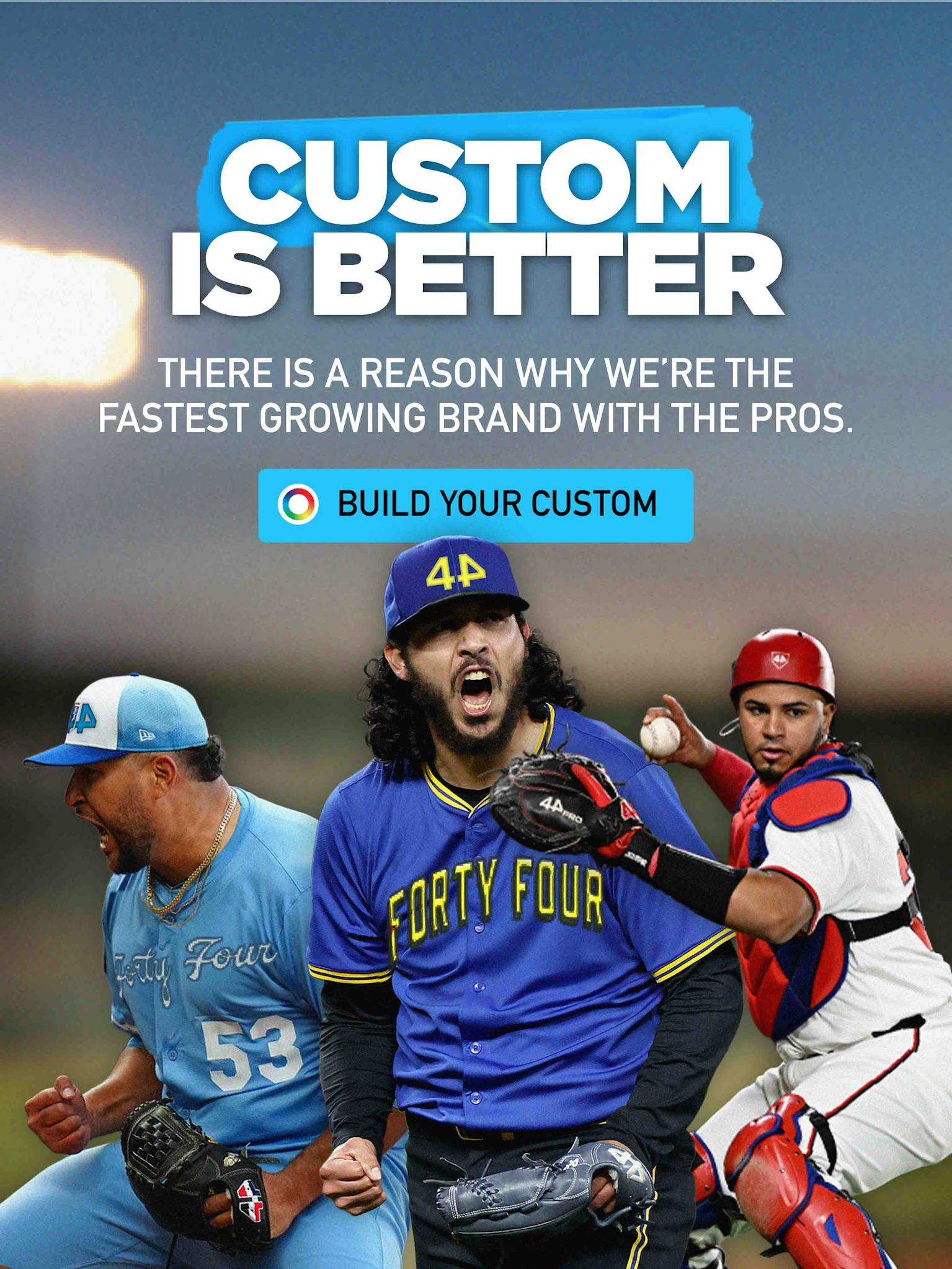 Custom Baseball & Softball Gloves & Bats | 44 Pro